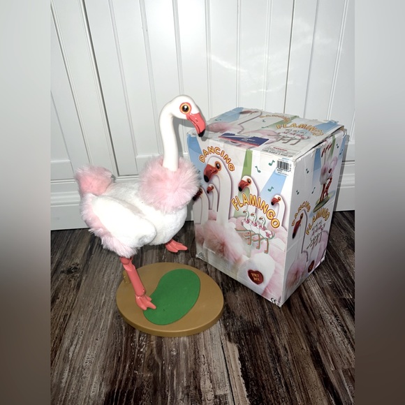 Macy's | Holiday | Rare Chain Fong Animated Plush Dancing Flamingo Bird ...